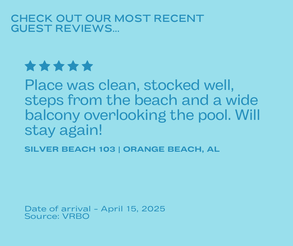 Testimonials | Alabama Getaway Vacations